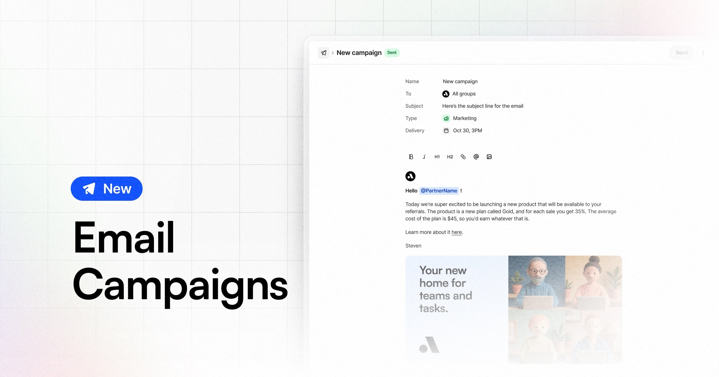 Introducing Email Campaigns | Dub